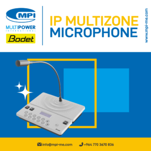 IP Multizone Microphone - MPI - MultiPower International