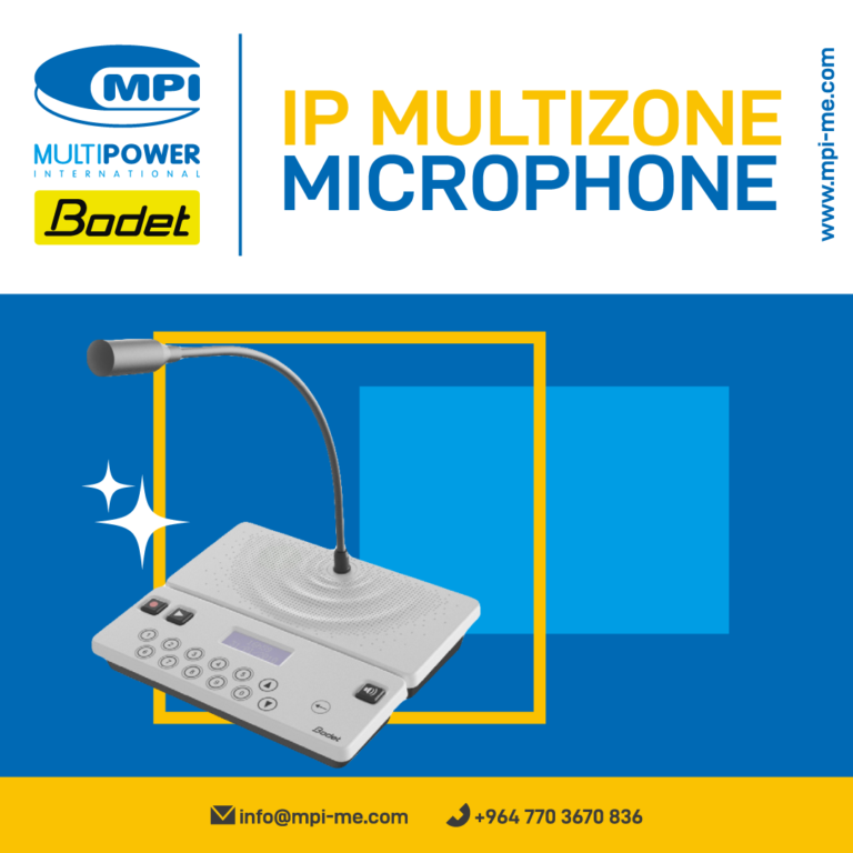 IP Multizone Microphone - MPI - MultiPower International