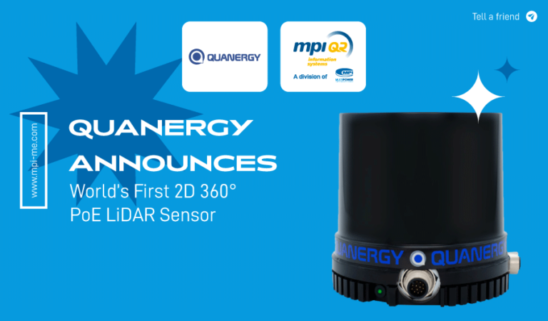 Quanergy Announces World’s First 2D 360° PoE LiDAR Sensor - MPI - MultiPower International